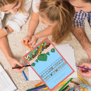Father's Day Printable Game: Kids Craft Card, Fill-in-the-blanks Escape ...