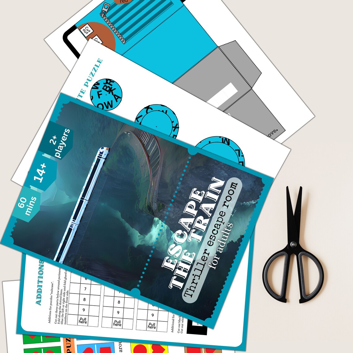 Train Escape Room: Adult Printable Game Night (digital Download) - Etsy