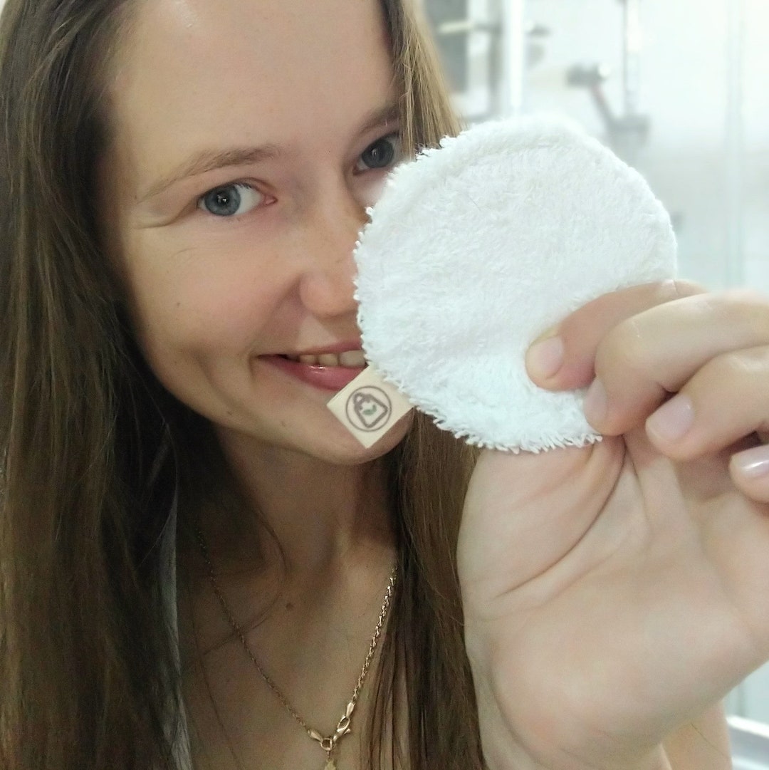 Makeup Remover Pads Reusable Face Rounds Washable Cloth Wipes Zero ...