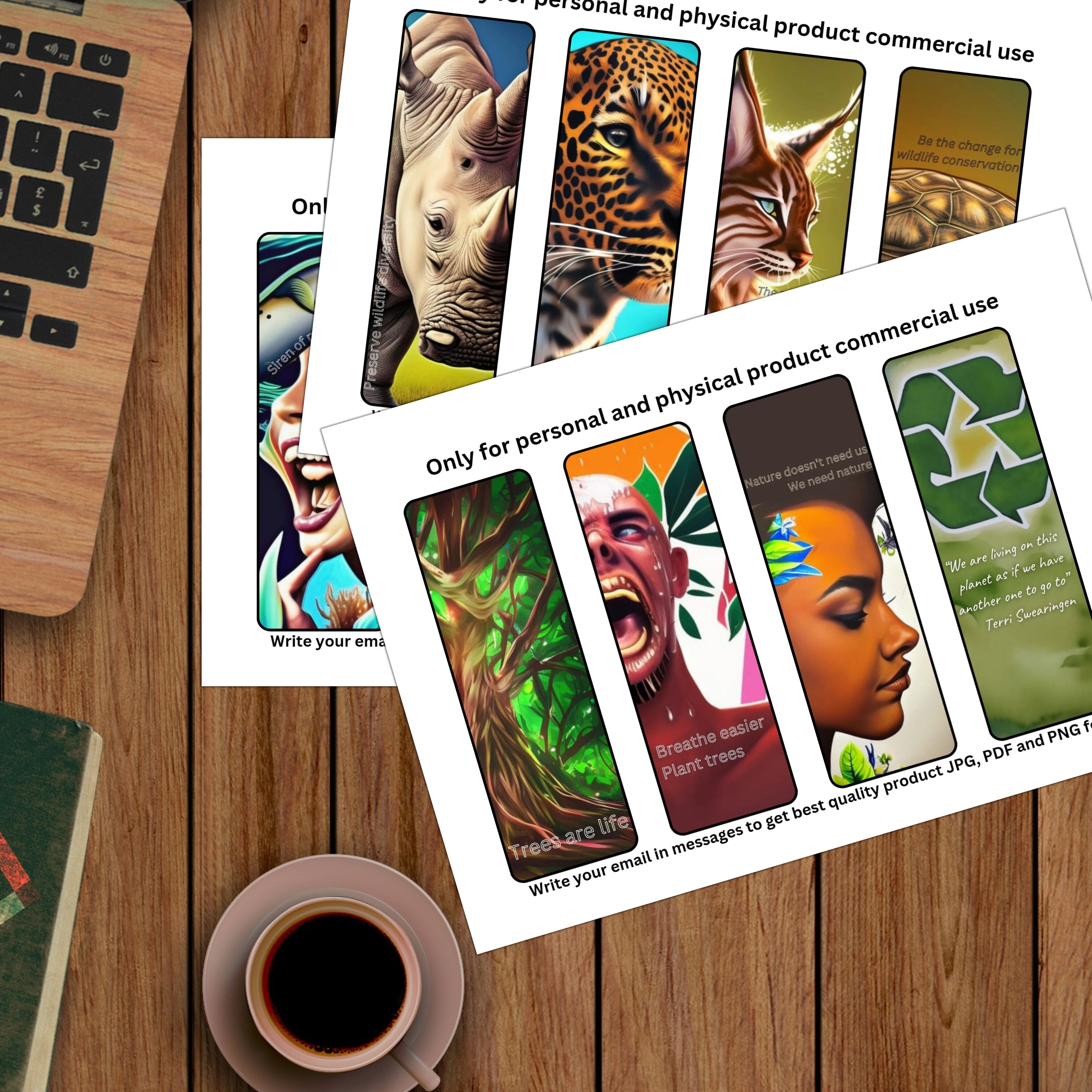 Earth Saver Quotes Bookmarks Printable Sayings Bookmarks Nature Over ...