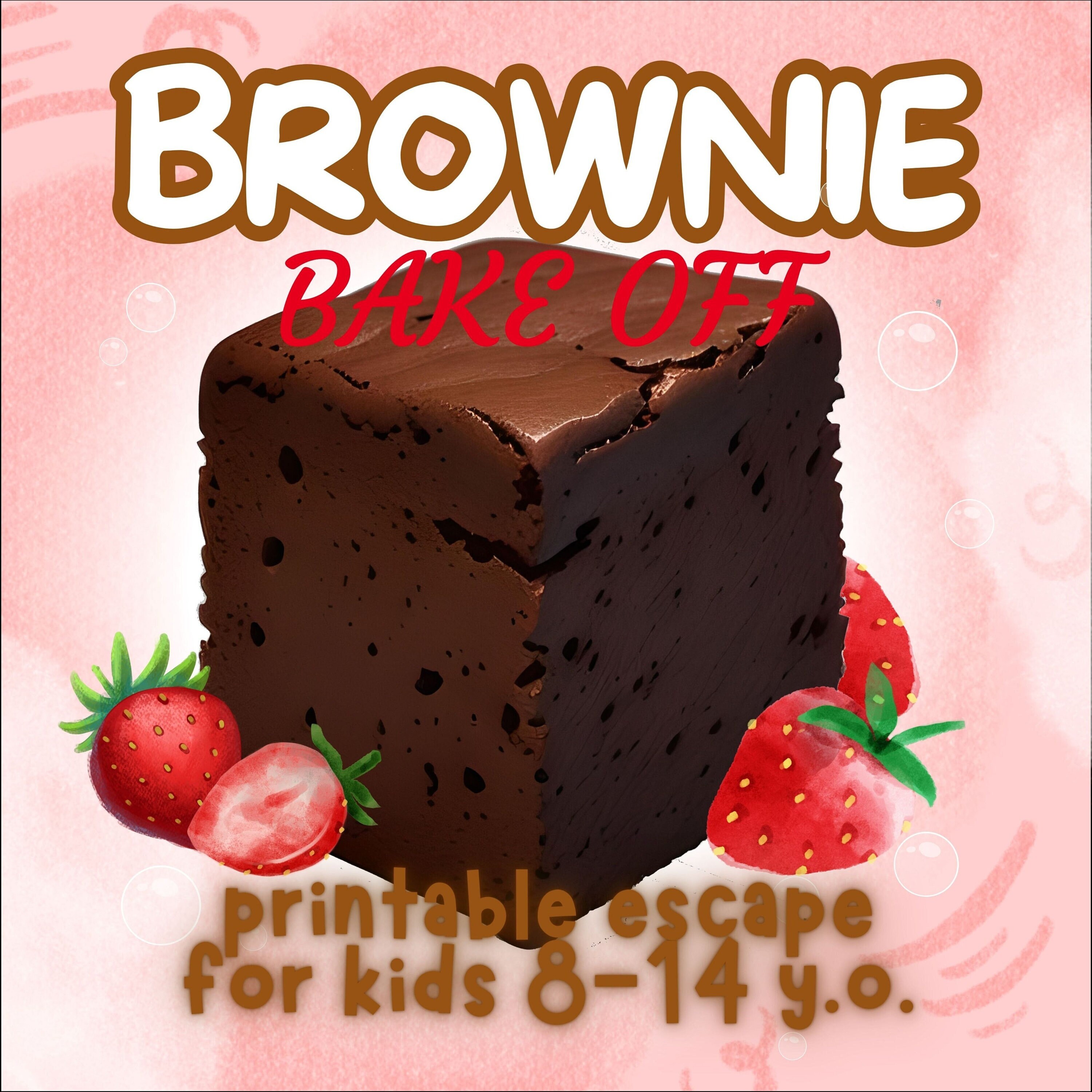 Brownie Bake off Escape Printable Game for Kids Birthday Party Junior ...