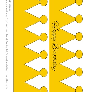 Printable Crown Coloring King Queen Hat Custom Paper Craft Royal ...