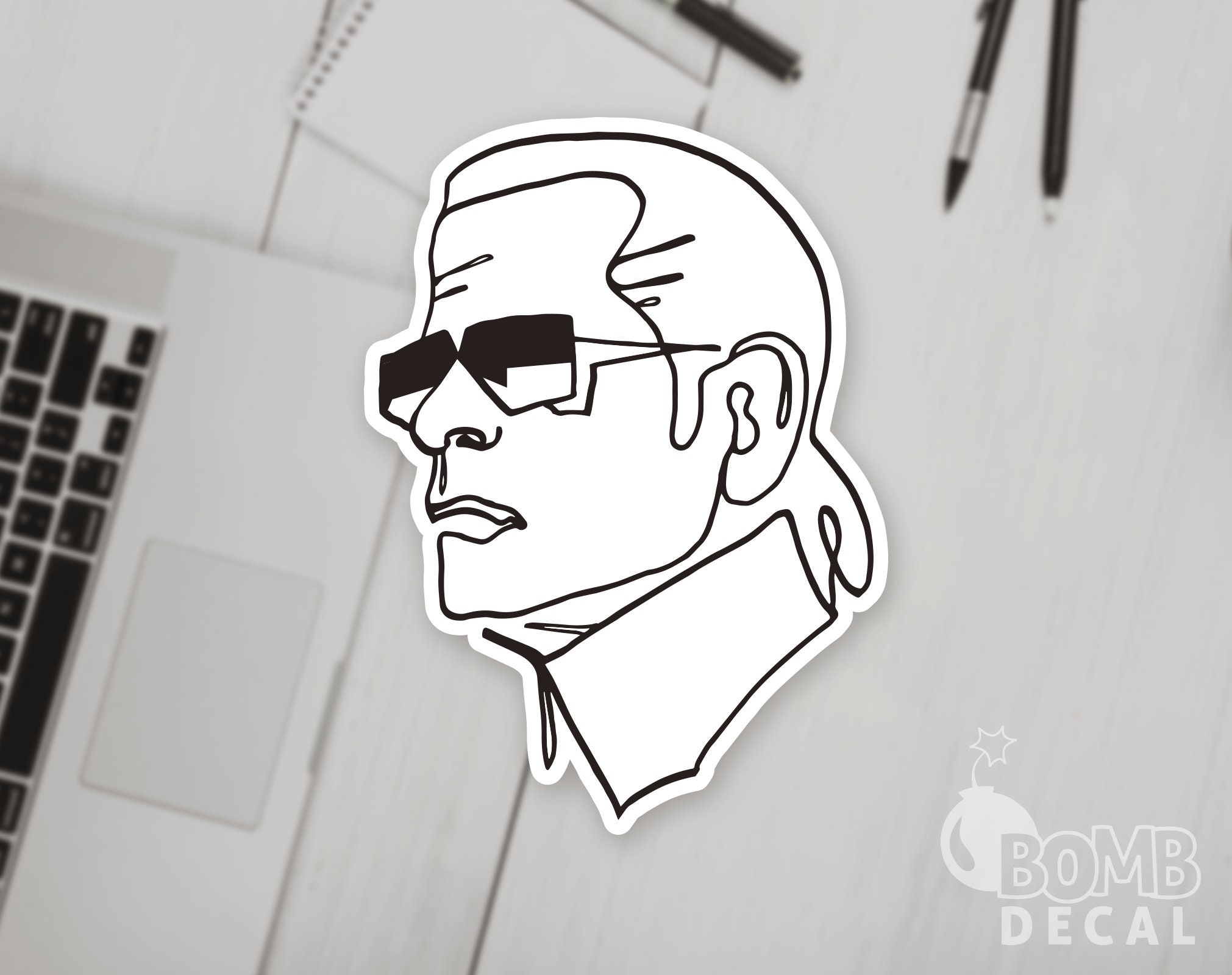 Karl Lagerfeld Sticker German Creative Director Sticker - Etsy