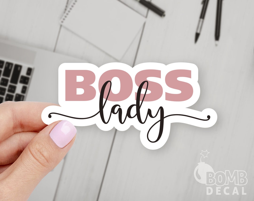 Boss Lady Sticker, Girl Power Sticker, Girly Sticker, Boss Sticker ...