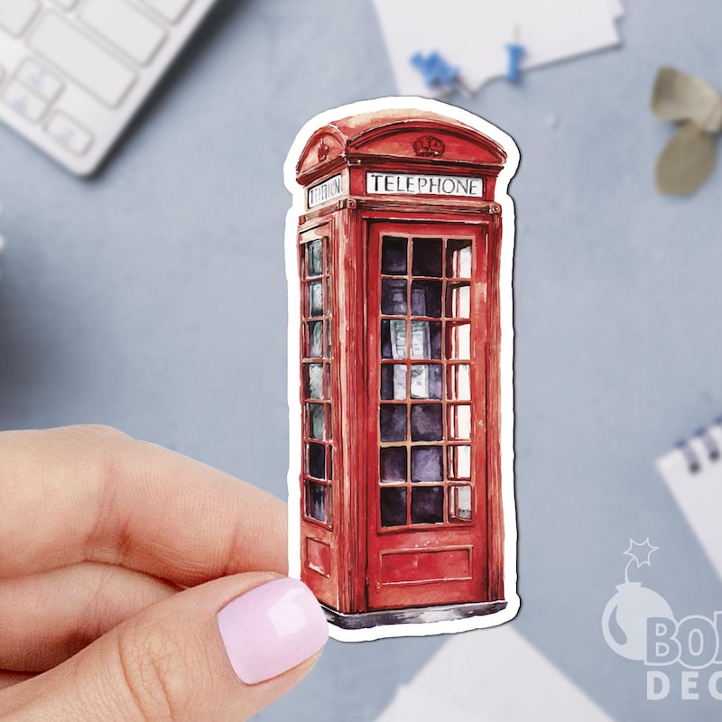 Red Telephone Box - Etsy