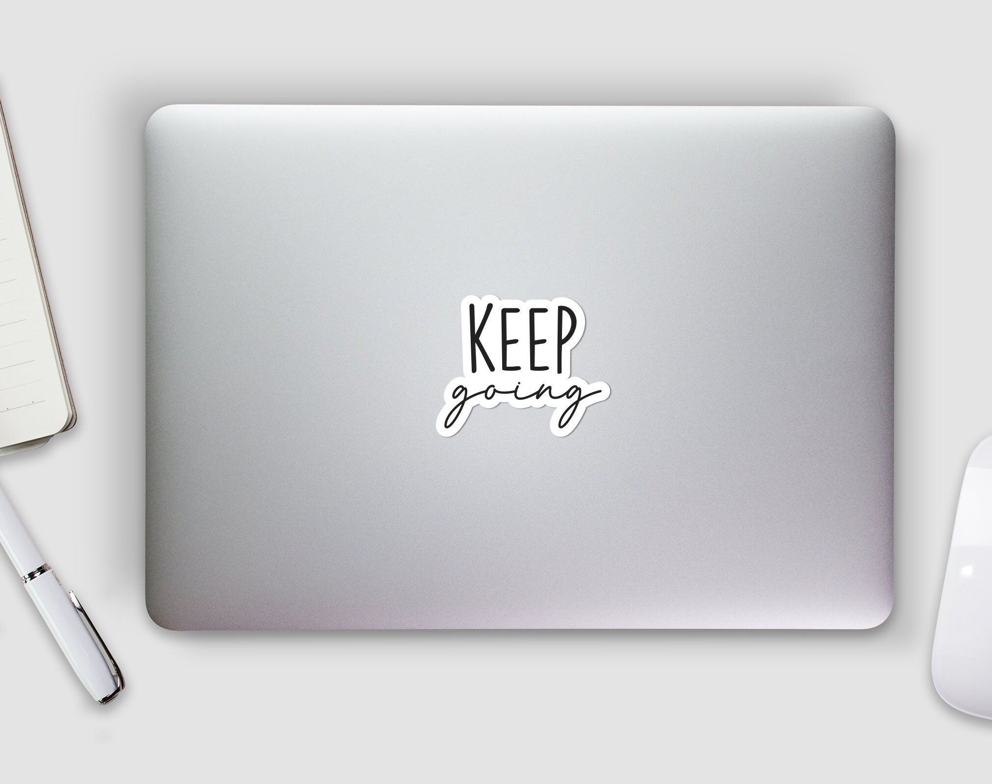 Keep Going Sticker, Keep Going Decal, Motivational Sticker, Never Give ...