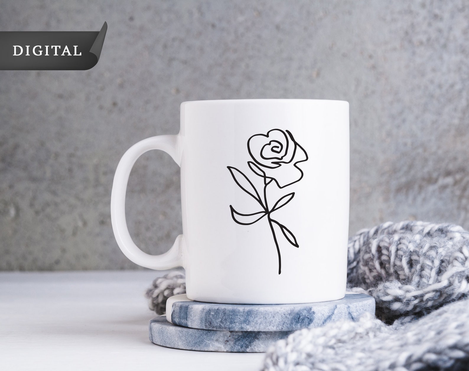 Birth Flower Digital Illustrations Rose SVG June Flower SVG - Etsy