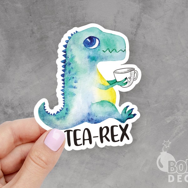 Tea Rex - Etsy