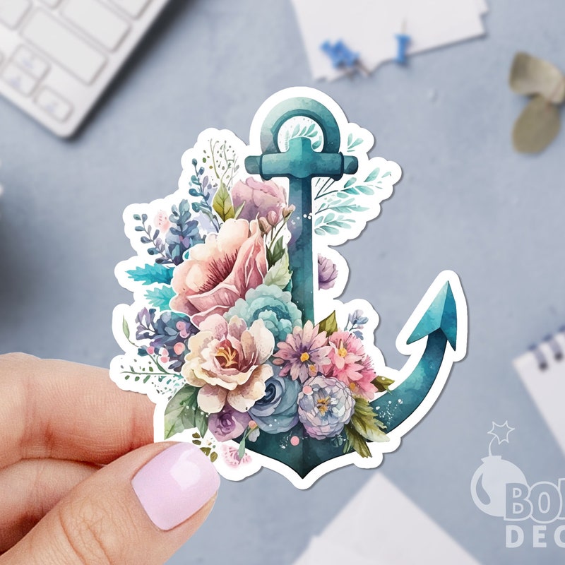 Anchor Sticker - Etsy