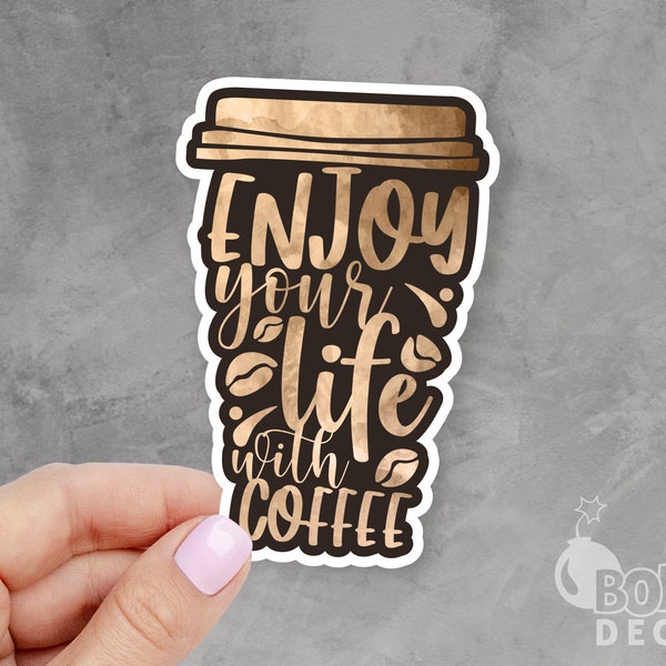 Coffee Cup Decal - Etsy