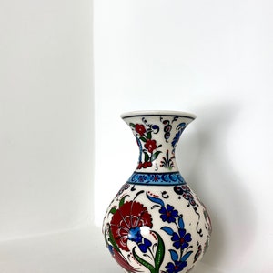 Vase Ceramic, Turkish Ceramic, Traditional Ceramic, Tile Vase, Handmade ...