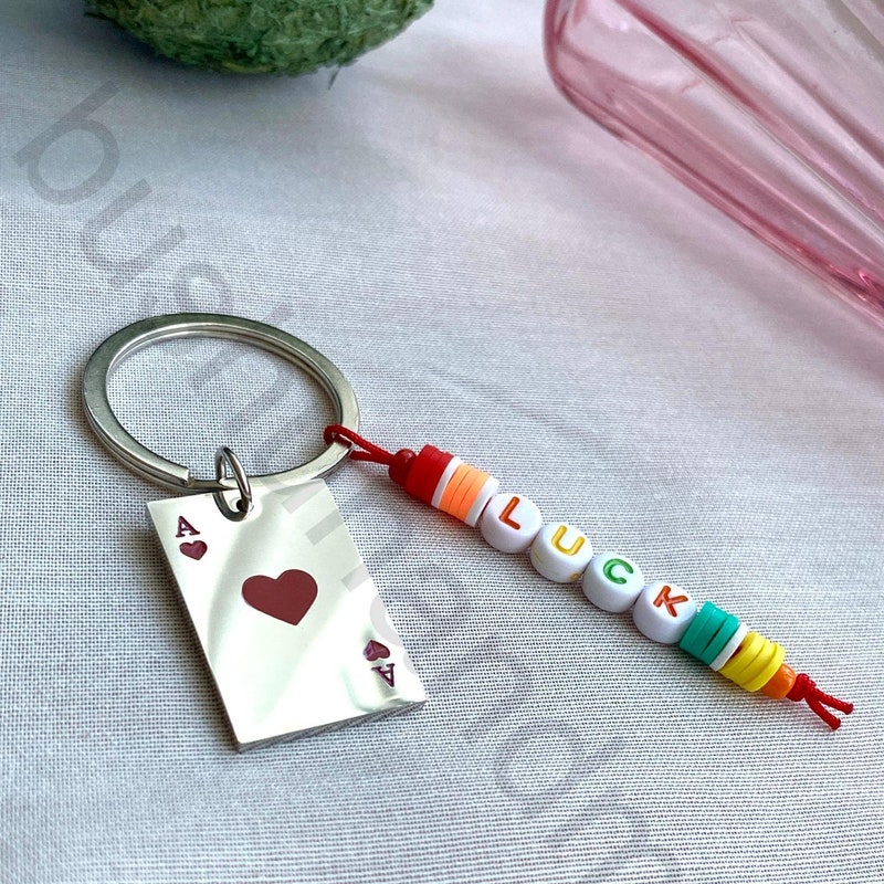 Poker Chip Keychain - Etsy