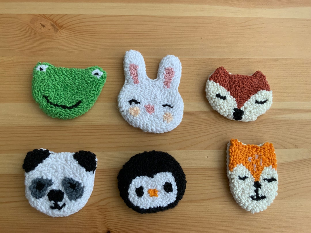 Punch Needle Hair Clip Brooch Pin, Gift for Her, Cute Embroidered Hair ...