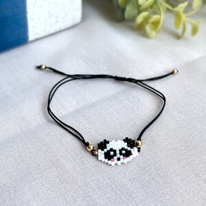 Panda Bracelet, Cute Couples Miyuki Beaded Bracelets, Dainty Animal ...