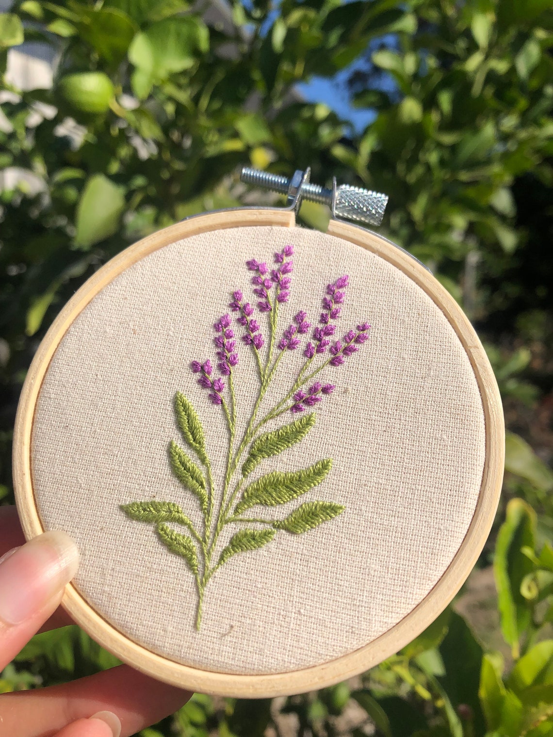 Lilac Embroidery Pattern | Digital Download Pattern | Paint With ...