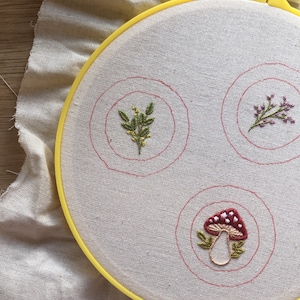 Mini Embroidery Hoop Car Charms Pattern | Digital Download Pattern ...