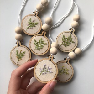 Mini Embroidery Hoop Car Charms Pattern | Digital Download Pattern ...