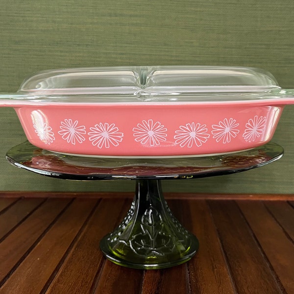 Pink Daisy Vintage Pyrex Casserole Dish - Etsy