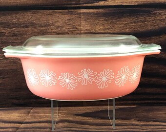 Pyrex Pink Daisy - Etsy