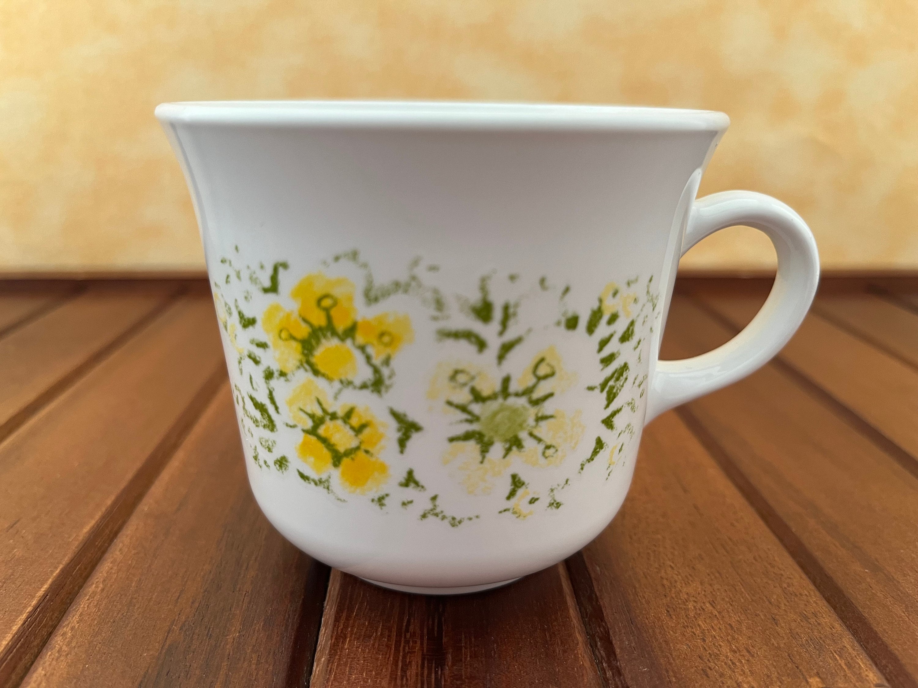 Corelle by Corning Coffee April Pattern Set of 4 Coffee Cups - Etsy