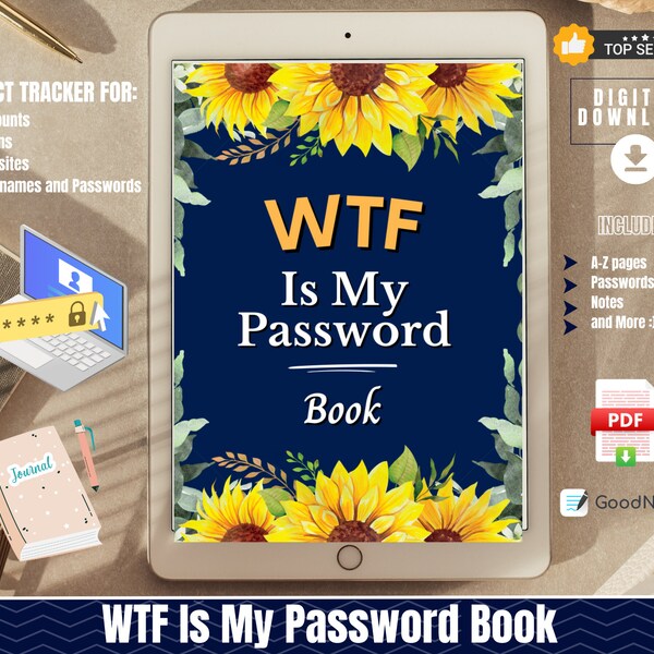 Password Book - Etsy