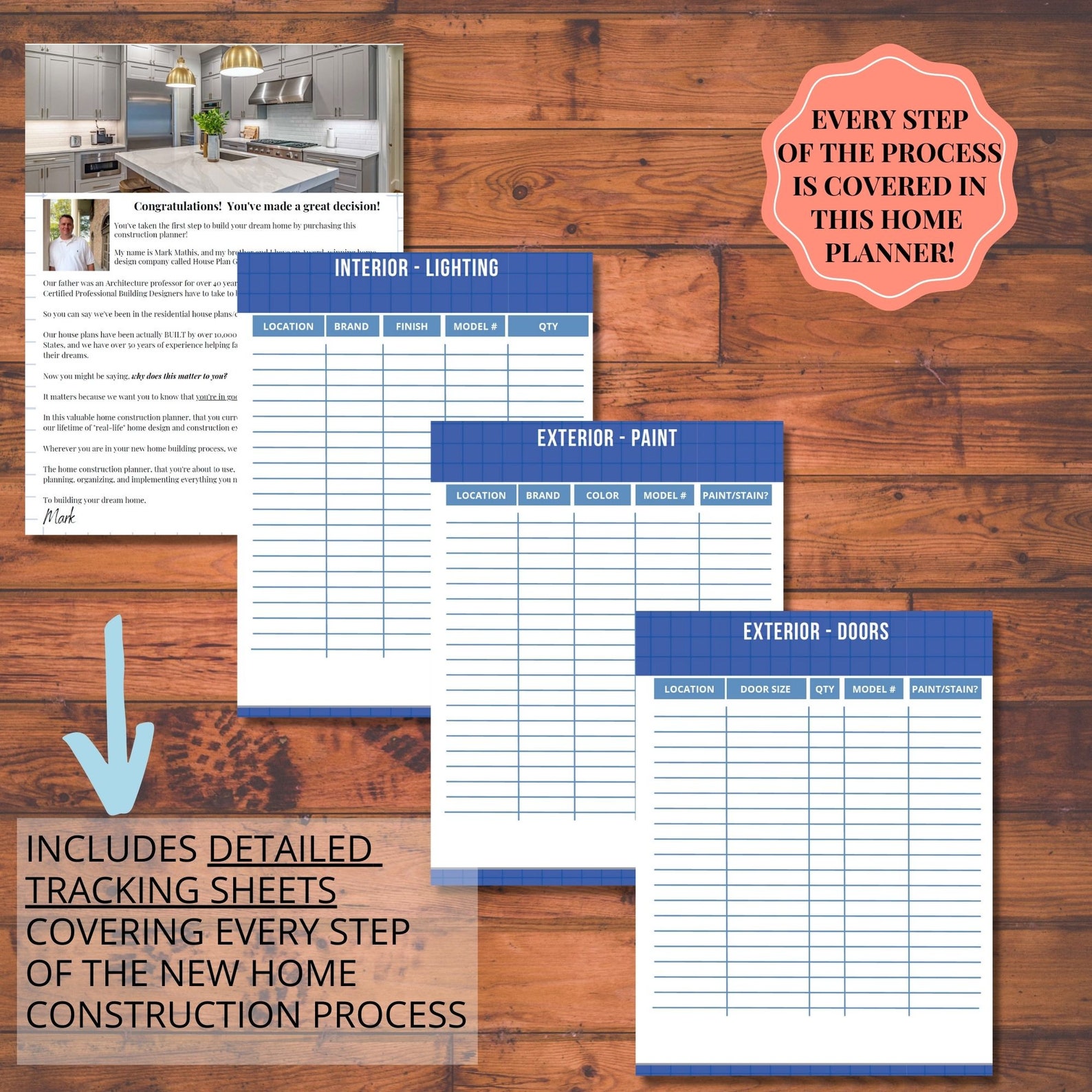 Printable New Home Construction Planner Digital Organization | Etsy