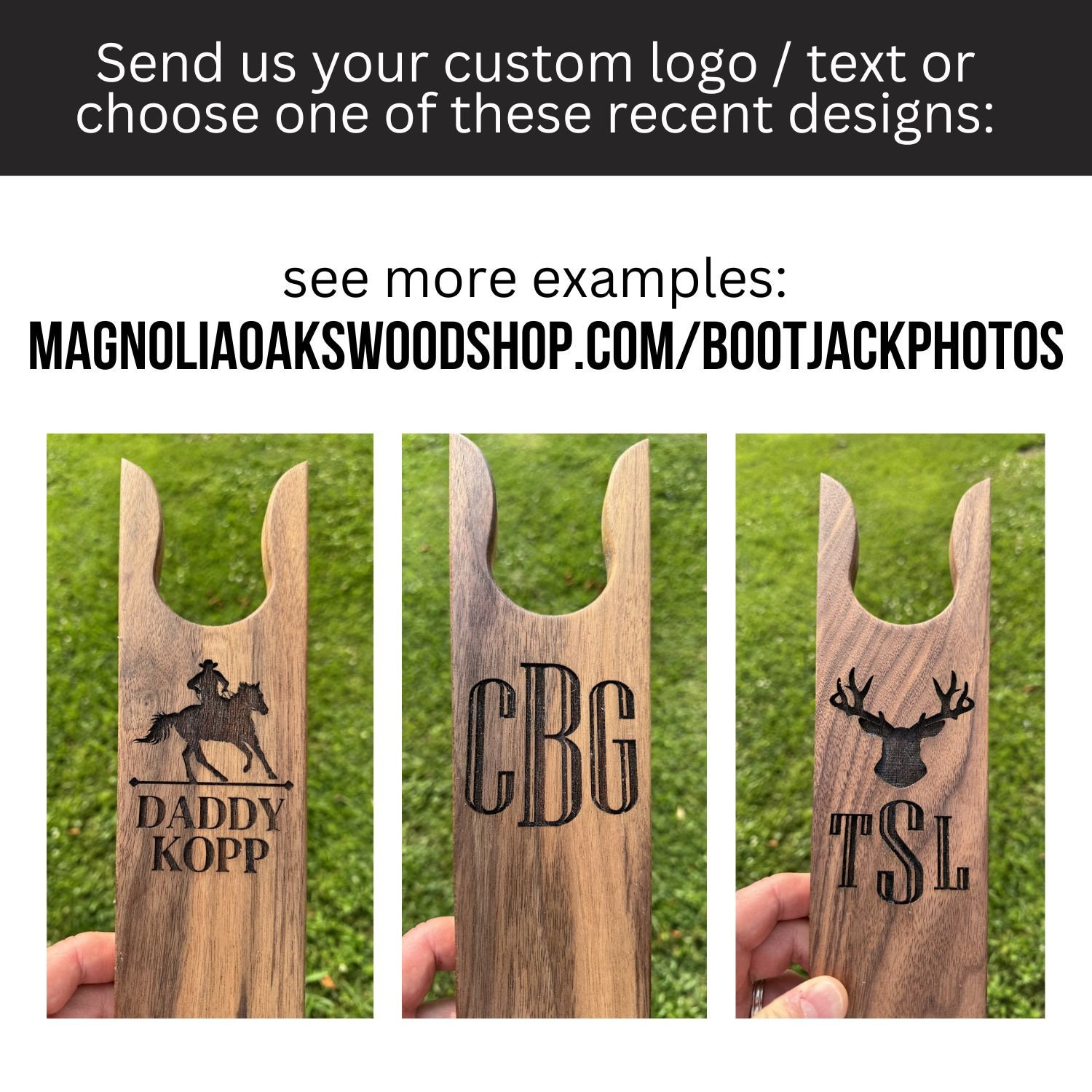 Western Gift Idea Personalized Boot Jack for Cowboys and Rodeo ...