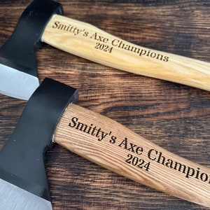 Custom Axe Throwing Competition Award - Personalized Hatchet for Bars, Restaurants & Businesses ...