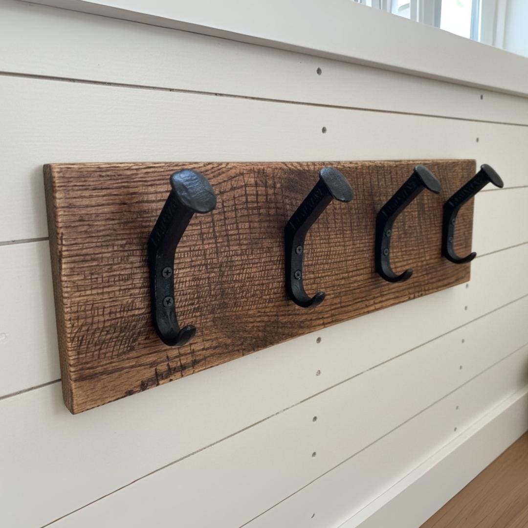 Railroad Spike Coat Rack