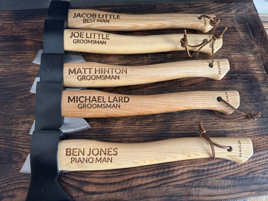 Personalized Axe Groomsmen Gift for Wedding Party, Best Man Gifts ...