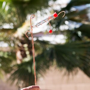 Hummingbird Wand Feeder That's Hand Held - Beautiful All Copper Nectar ...