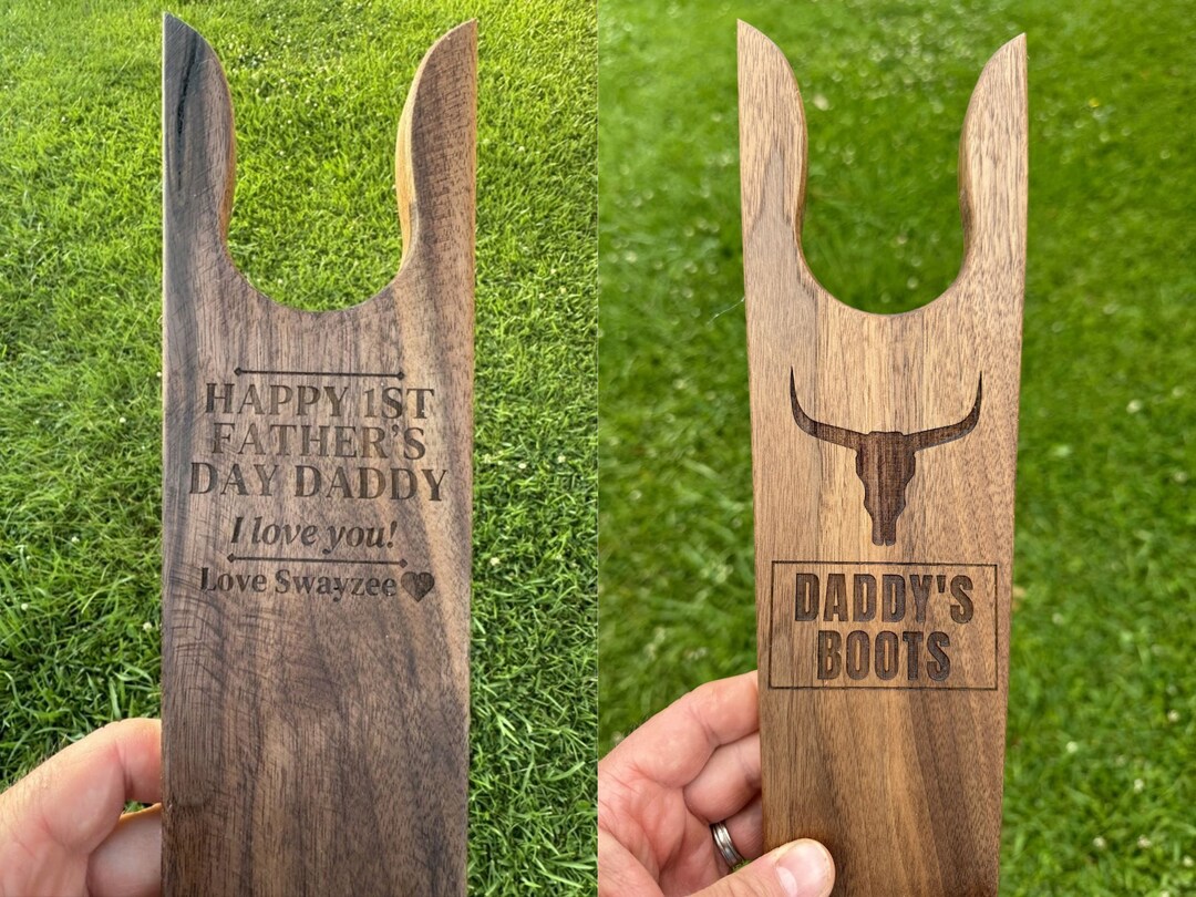 Grandpa Gift Idea Personalized Boot Jack for Cowboys, Ranchers, and ...