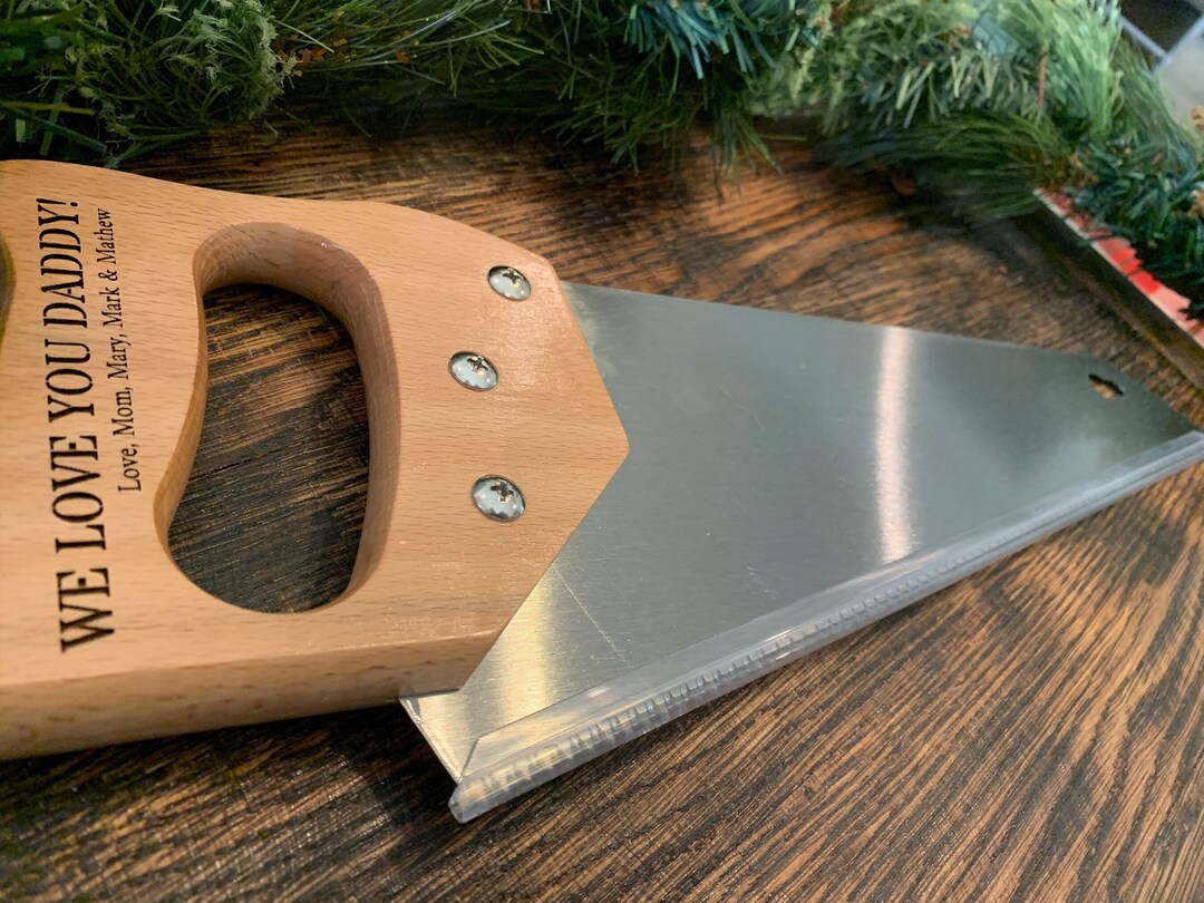 Custom Engraved Hand Saw, Personalized Saw, Dad Gift, Woodworker Gift ...