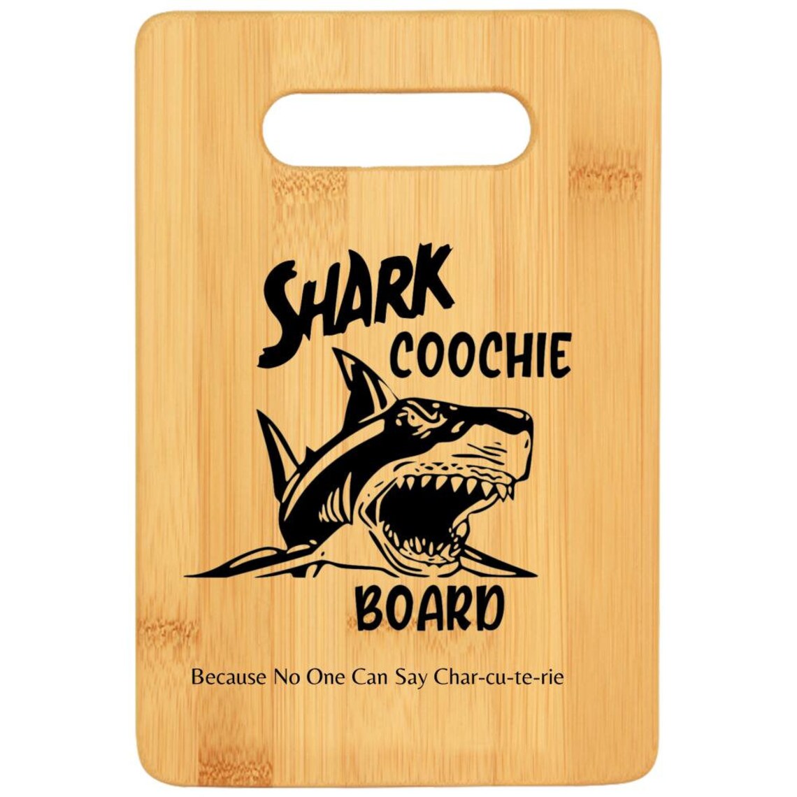 Shark Coochie Board Funny Custom Cutting Charcuterie Board - Etsy