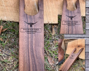 Custom Handtooled Boot Jack - Etsy