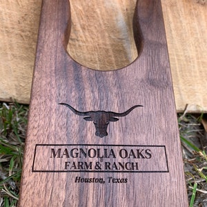 Grandpa Gift Idea Personalized Boot Jack for Cowboys, Ranchers, and ...