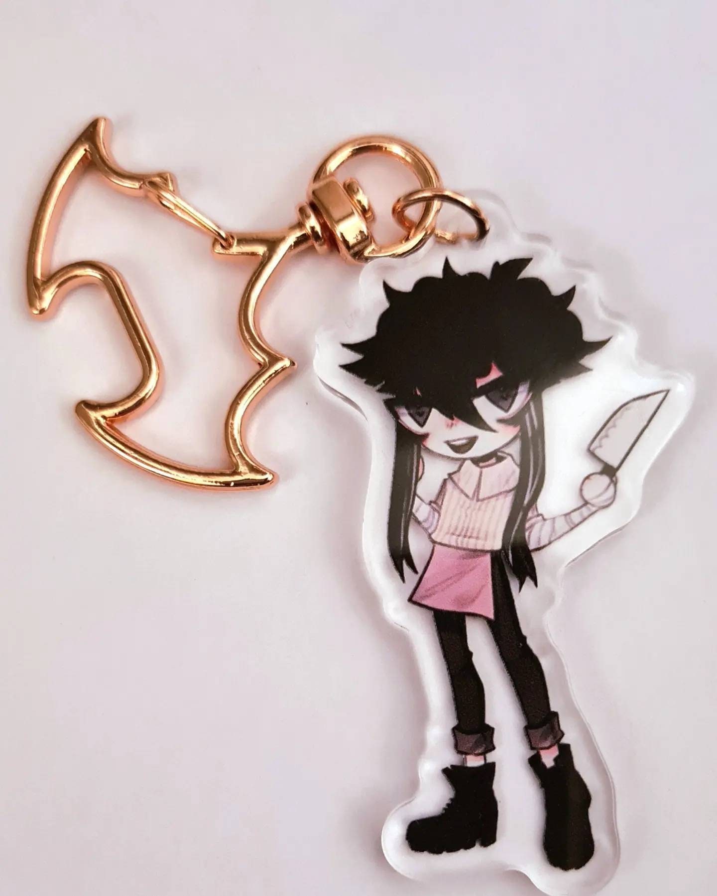 Akano Hiroshima Double Sided Acrylic Charm Keychain Gift - Etsy UK