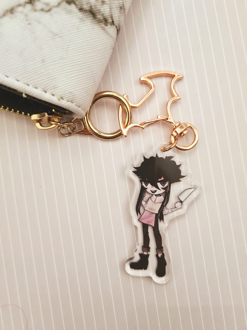 Akano Hiroshima Double Sided Acrylic Charm Keychain Gift - Etsy UK