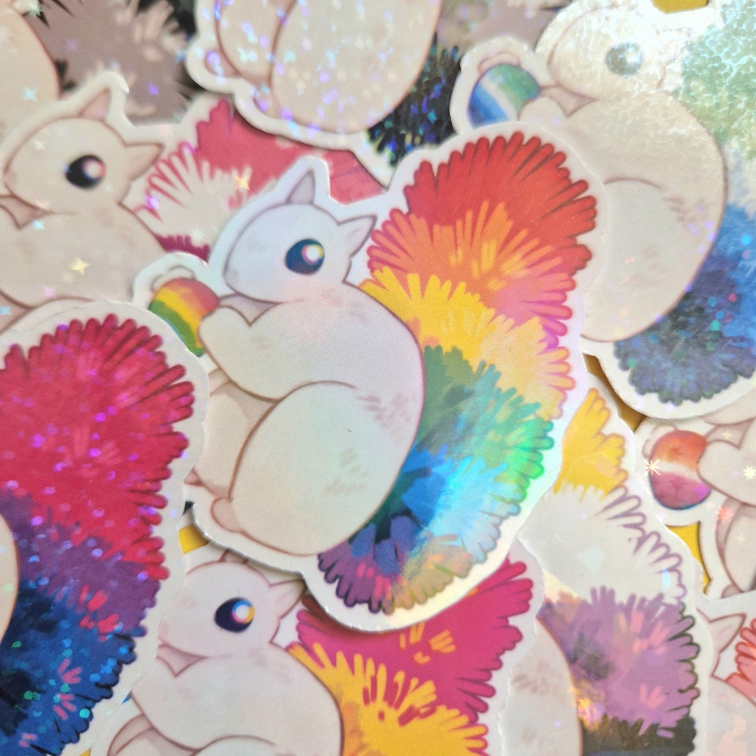 Pride Squirrels Glossy Holographic Vinyl Sticker LGBT Gay Lesbian ...