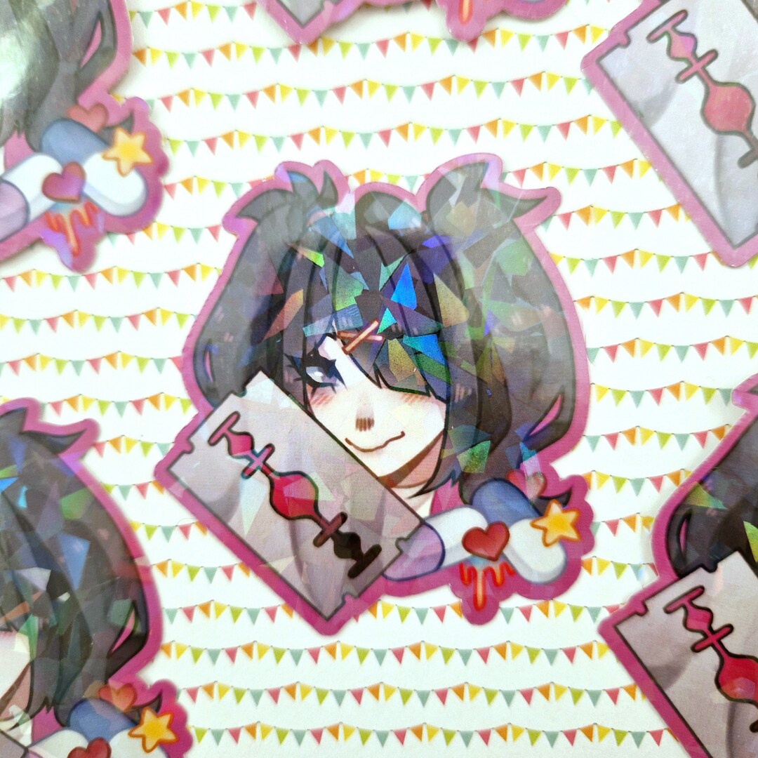 Ame-chan Kangel | Glossy Holographic Vinyl Sticker | Needy Streamer ...