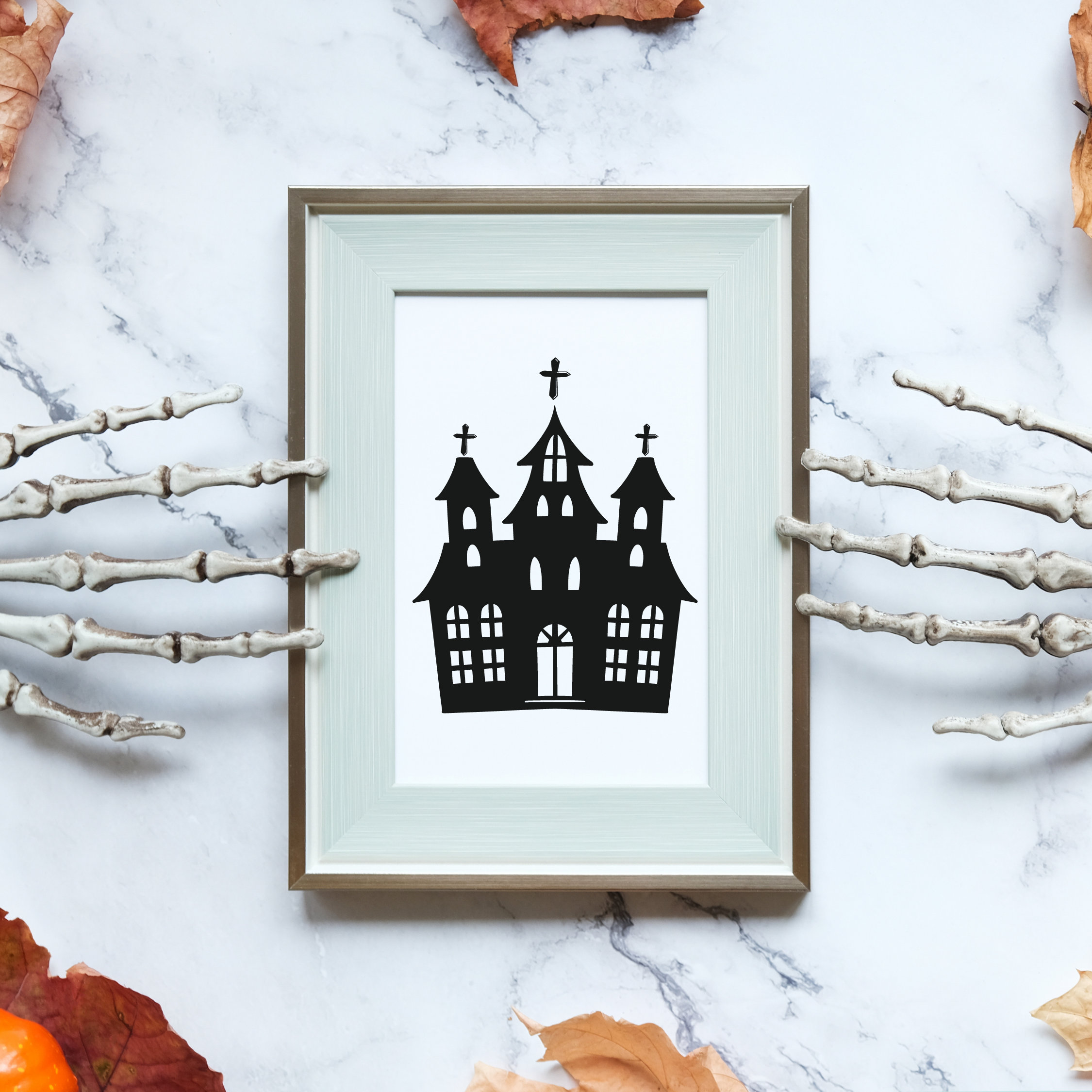 Haunted House SVG and PNG Cut Files, Digital Download Bundle - Etsy