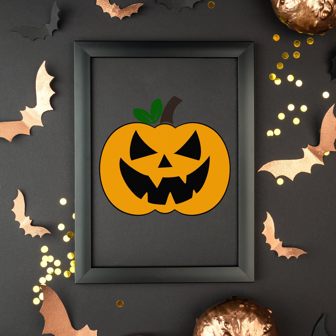 Jack O' Lantern SVG and PNG Cut Files, Digital Download Bundle - Etsy
