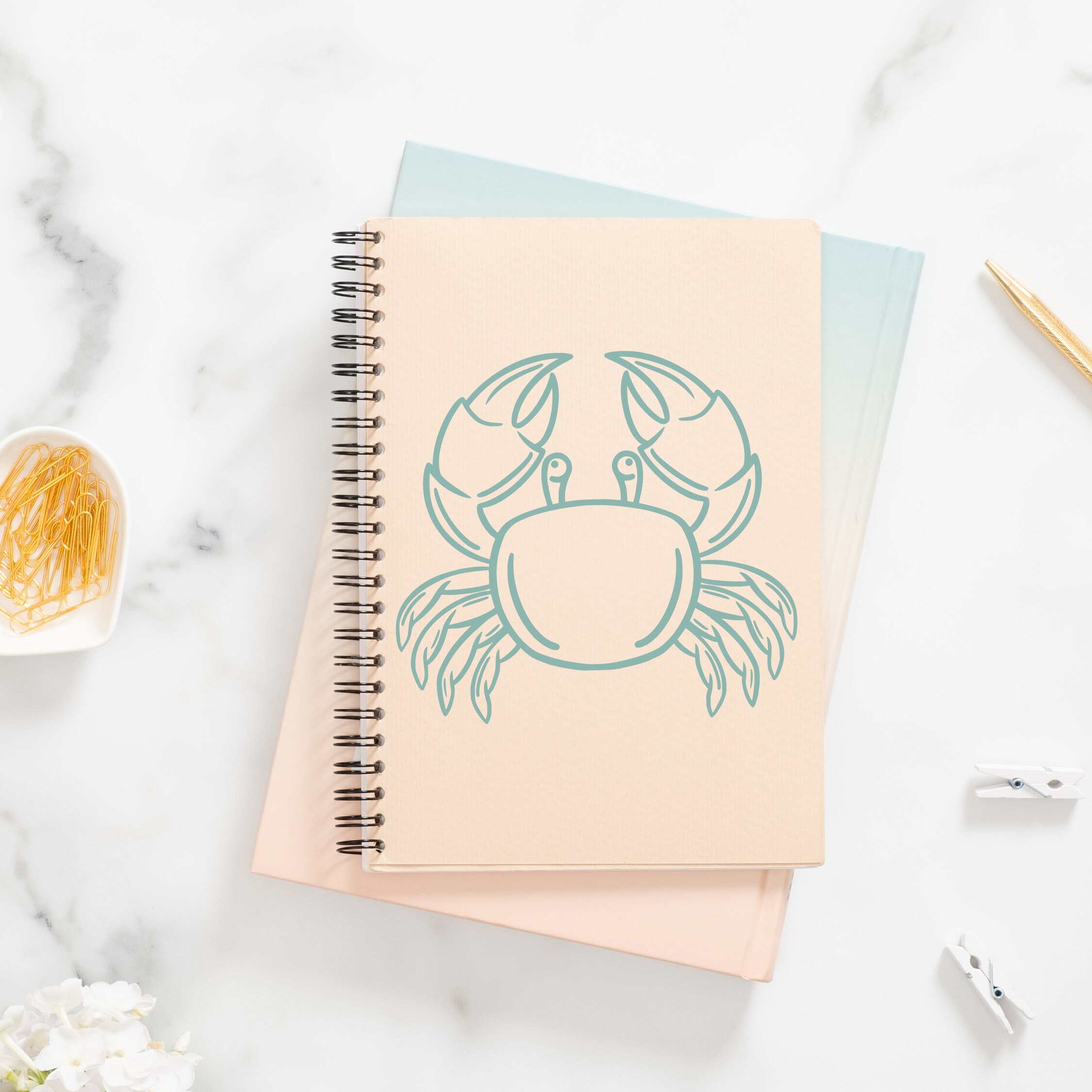 Crab SVG and PNG Cut Files, Digital Download Bundle - Etsy