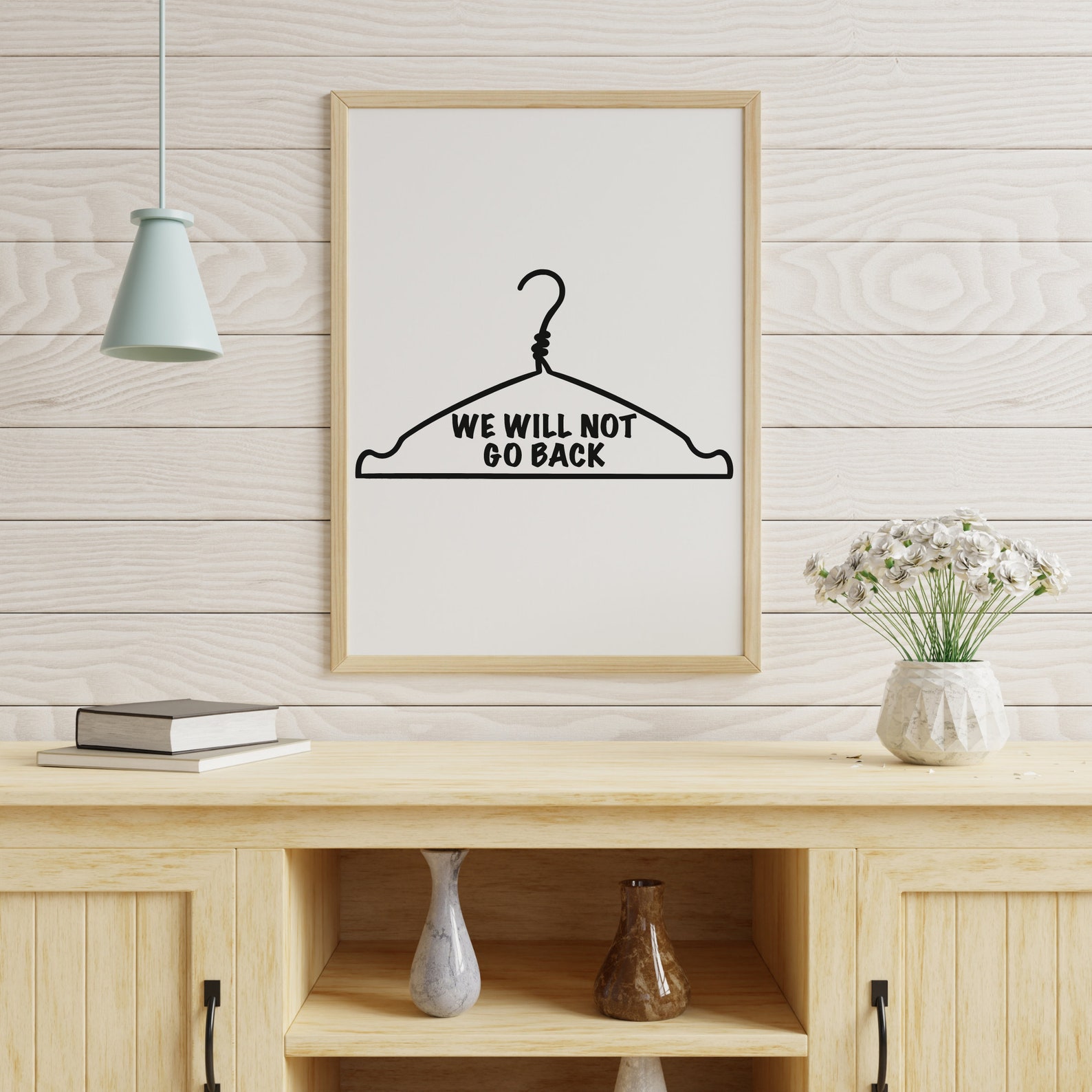 We Will Not Go Back Wire Hanger SVG and PNG Cut Files Digital - Etsy