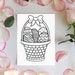 Easter Coloring Page Bundle, PNG Digital Download - Etsy