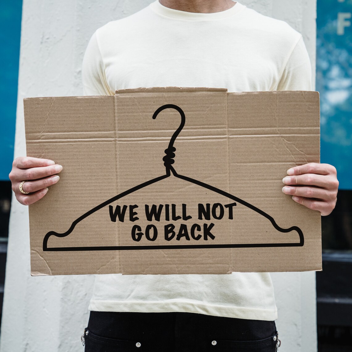 We Will Not Go Back Wire Hanger SVG and PNG Cut Files Digital - Etsy
