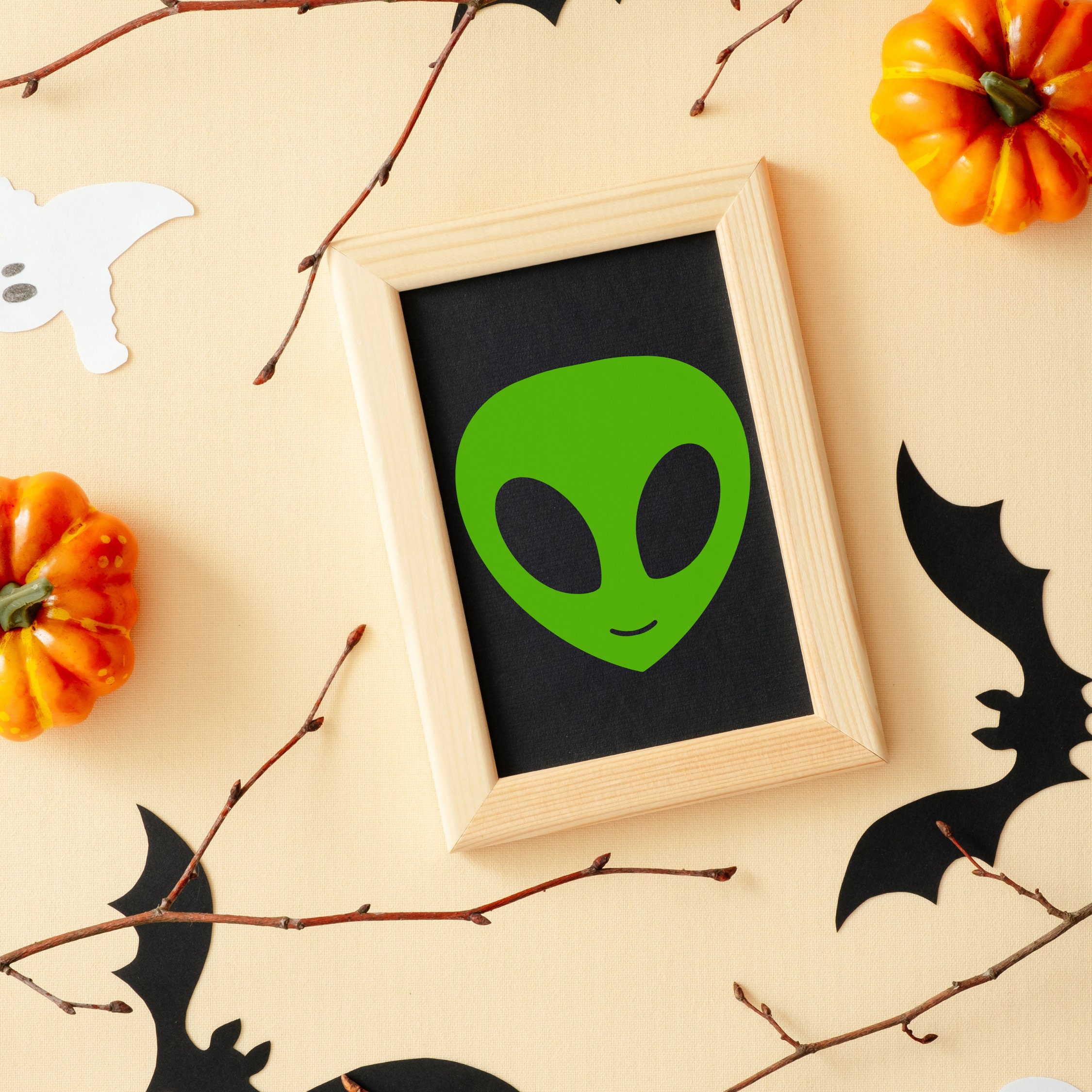 Simple Alien Duo SVG and PNG Cut Files, Digital Download Bundle - Etsy