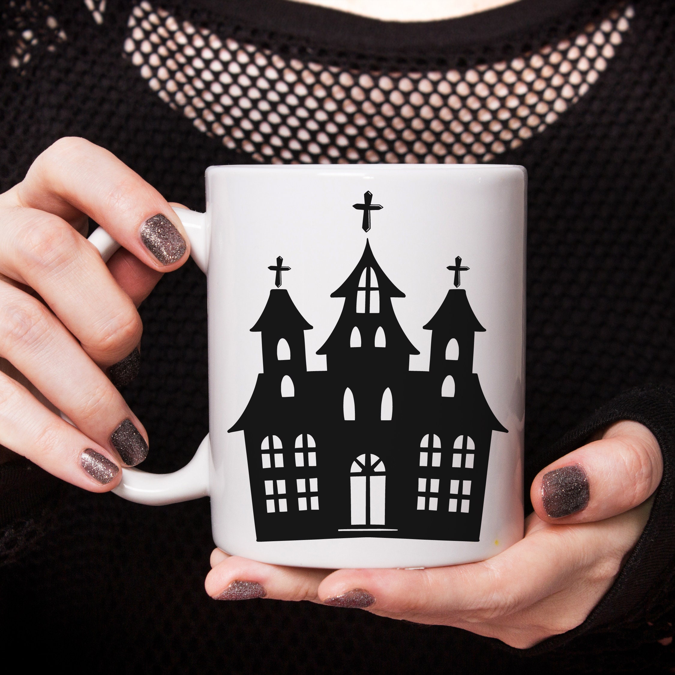 Haunted House SVG and PNG Cut Files, Digital Download Bundle - Etsy