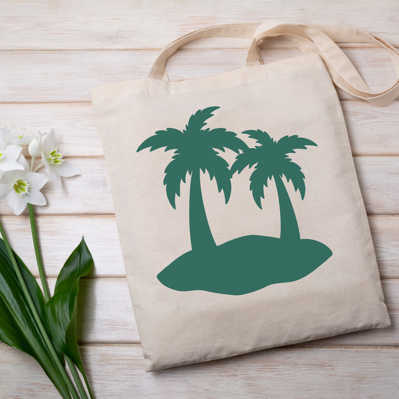 Palm Tree Island SVG and PNG Cut Files, Digital Download Bundle - Etsy