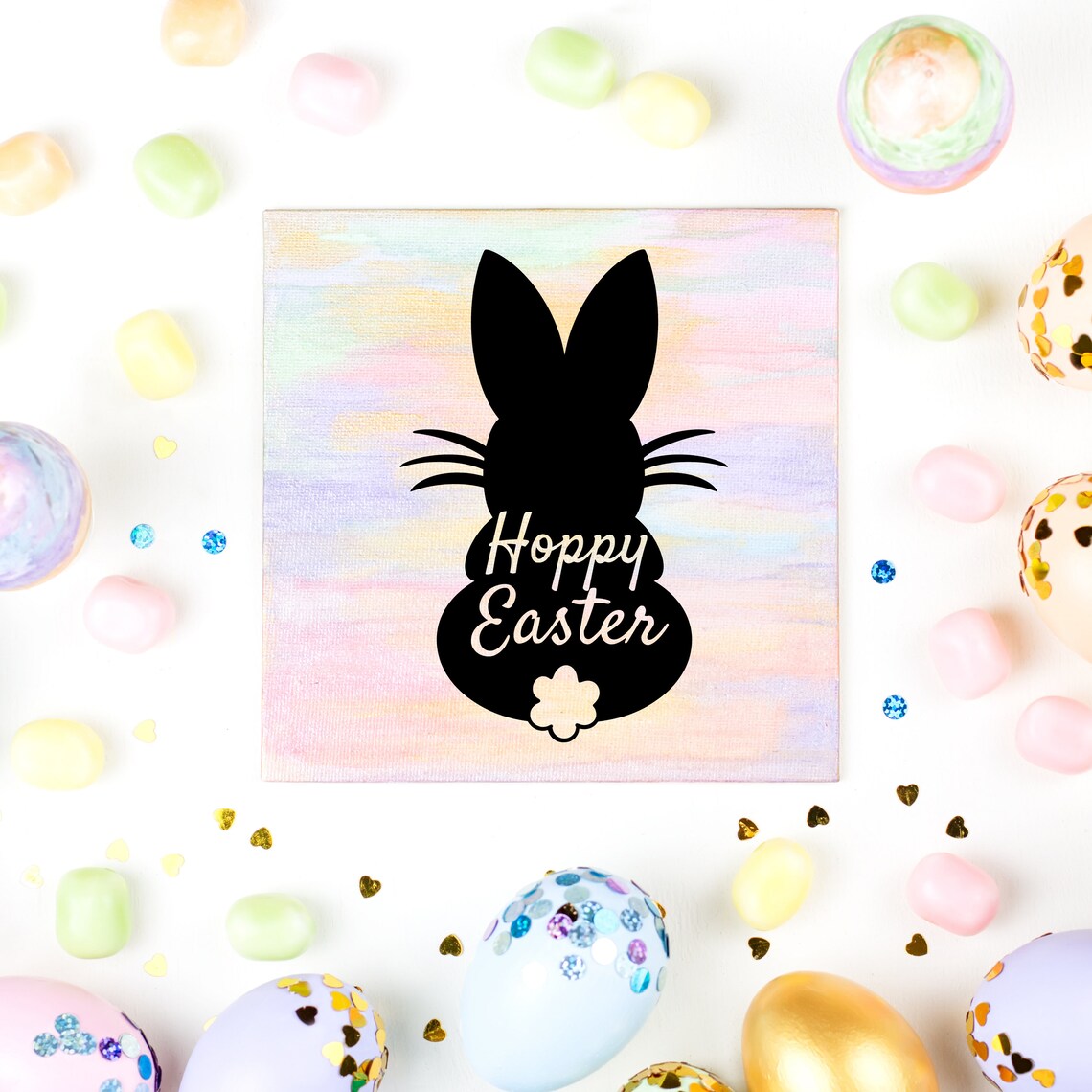Hoppy Easter Bunny SVG and PNG Bundle, Digital Download - Etsy